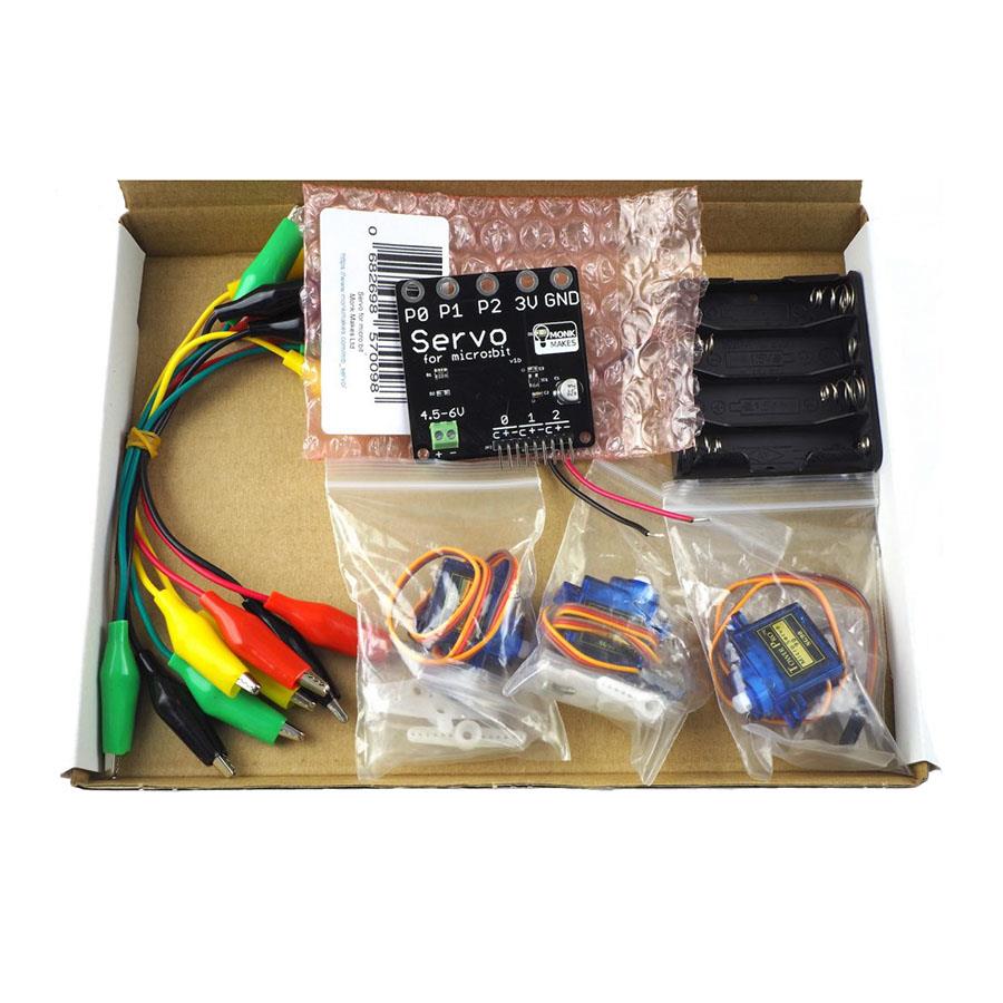 Monk Makes Servo Kit For The Bbc Microbit Cd Soft