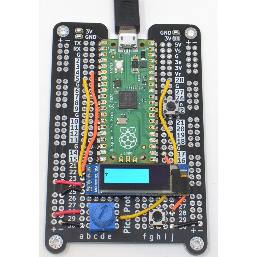 Monk Makes Pico Proto Pcb For Raspberry Pi Pico Cd Soft