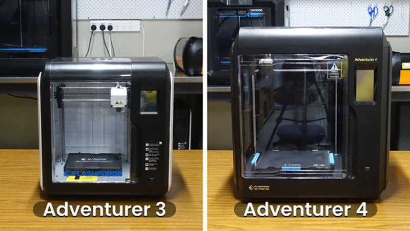 Flashforge Adventurer 3 v Flashforge Adventurer 4 | CD-Soft